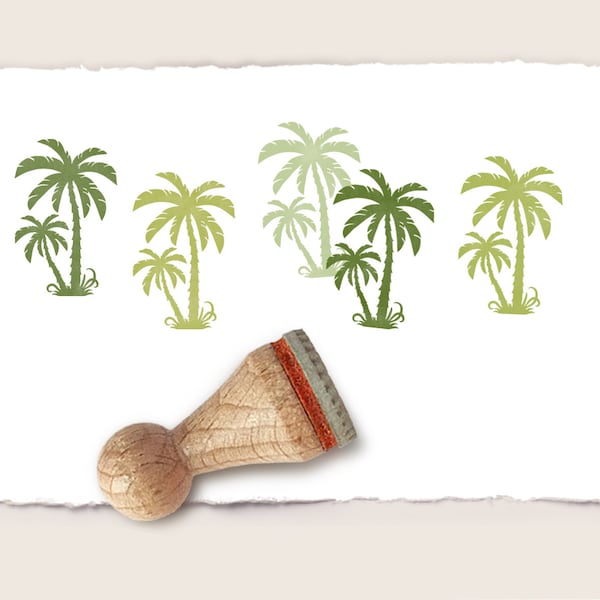 Palm Tree Stamp - Etsy