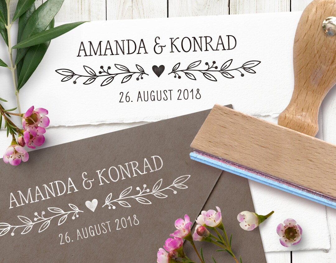 Wedding Stamp GARLAND - Etsy