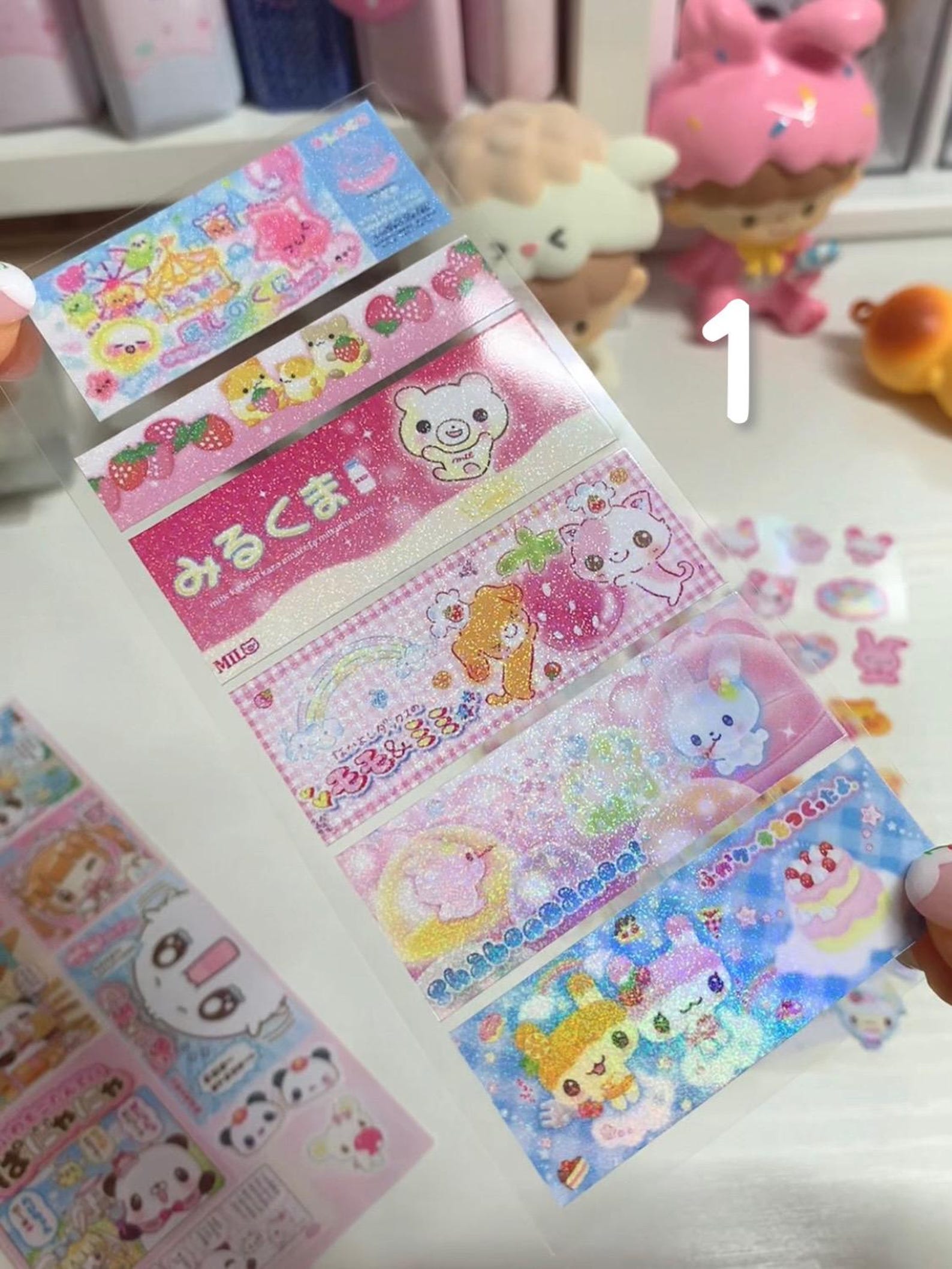 Cute Japanese Retro Sticker Sheet, Japanese Kamio Friends , Kpop Deco ...