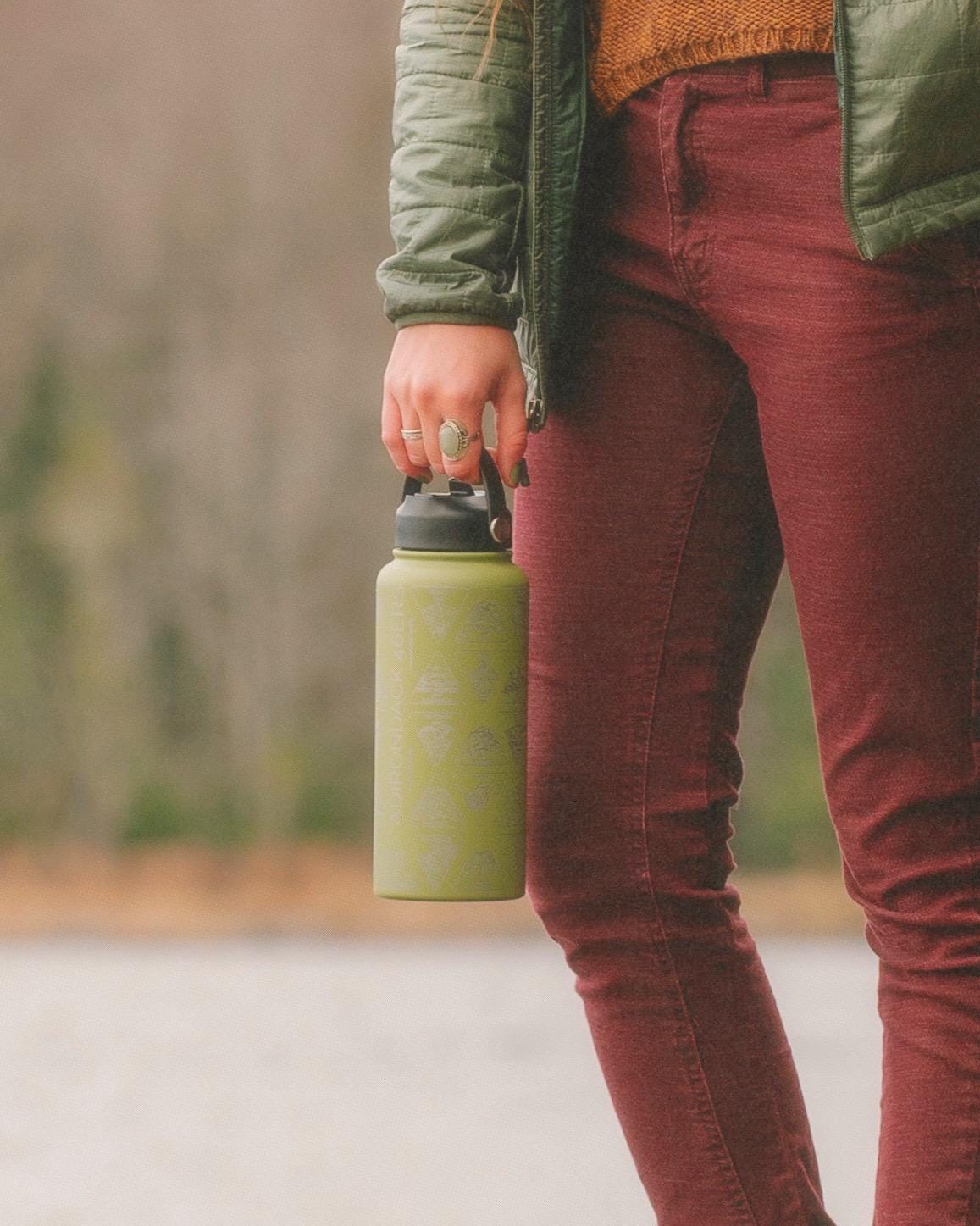 Adirondack 46er Checklist Water Bottle Hiking ADK 46 High Peaks Tracker ...