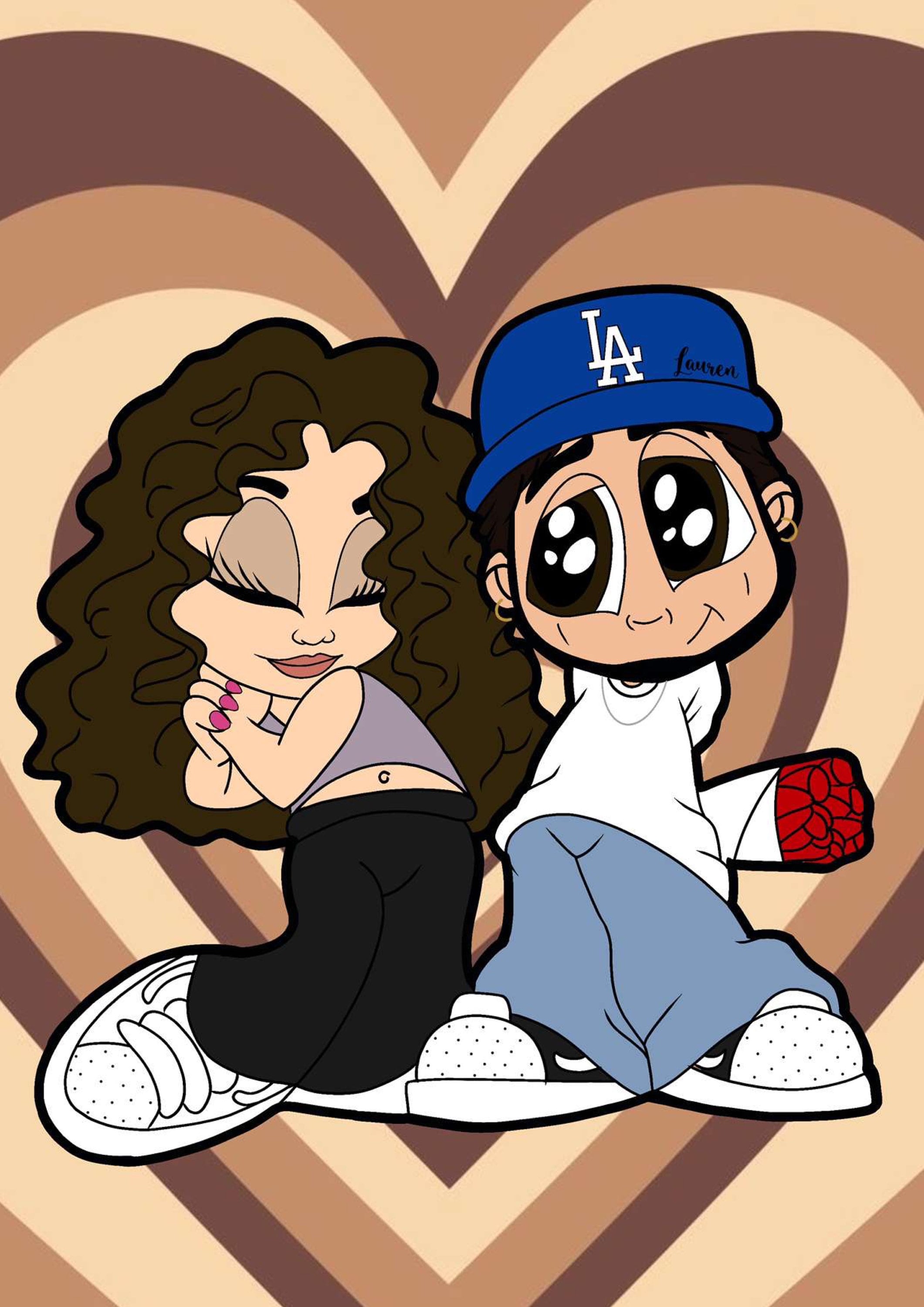 Cute Love Cartoon Drawings