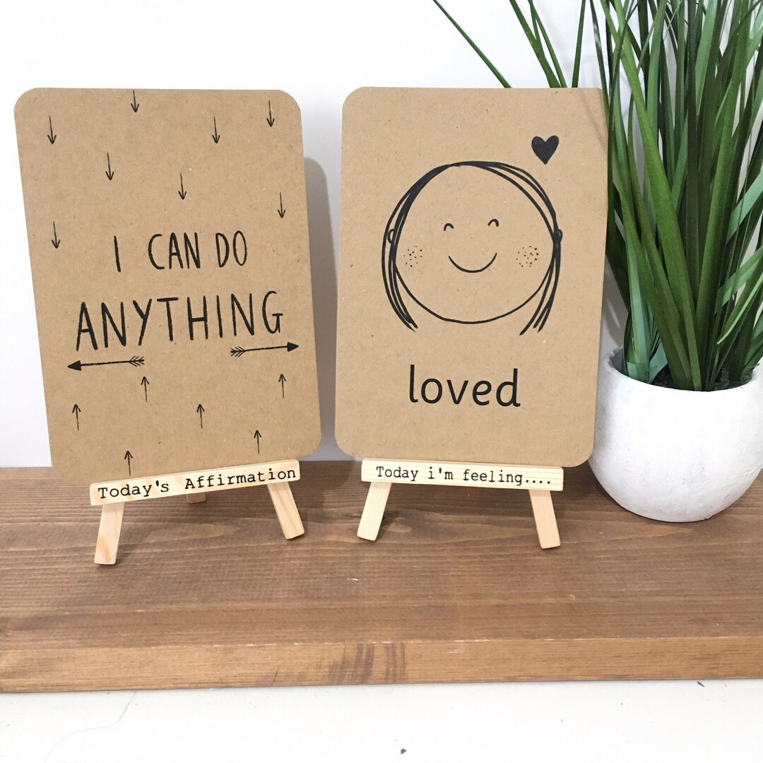 Emotion Cards for Kids, Affirmation Cards, Mental Health, Social ...