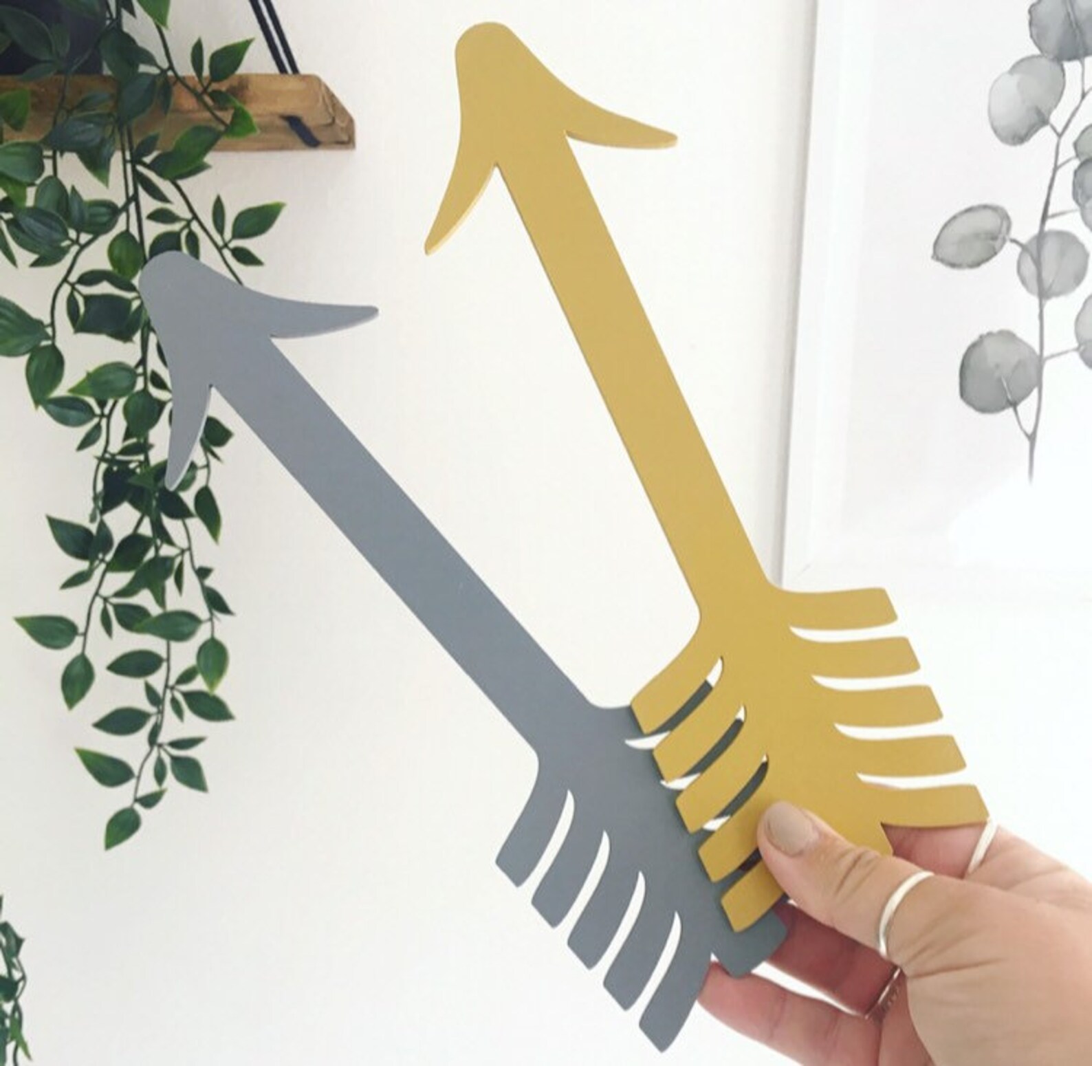 Wooden Arrows, Monochrome Nursery, Scandi Nursery, Arrow Photo Prop ...