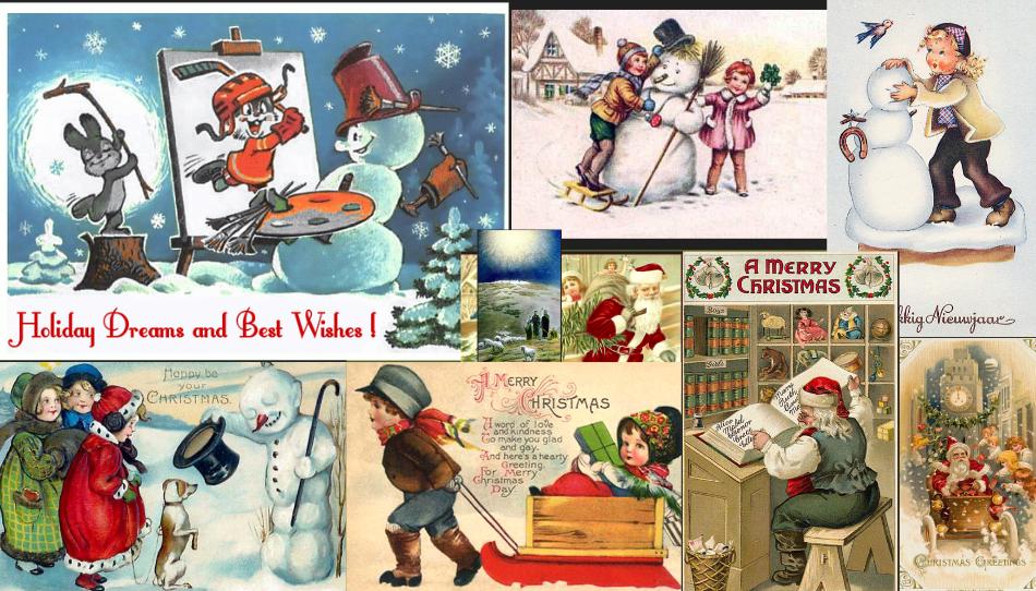 1500+vintage/retro Christmas/digital Images/ Graphics/stock Pictures ...