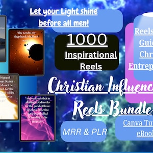 Christian Influencer Digital Bundle 1000 Inspirational Reels With Reels ...