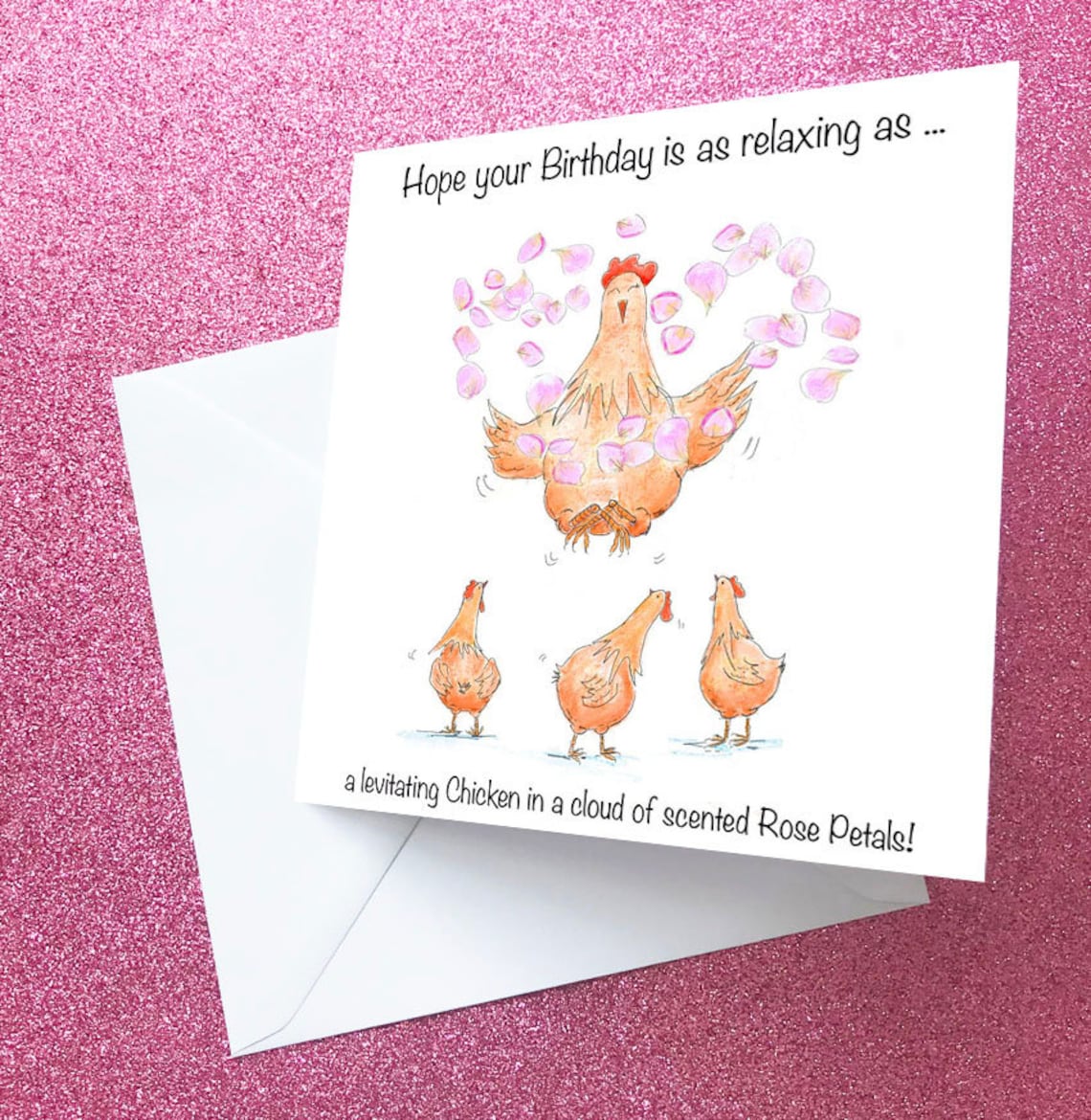 Chicken Birthday Card Chicken Card Birthday Card Greetings - Etsy