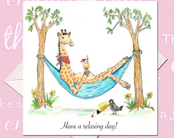 Chill Birthday Card | Etsy