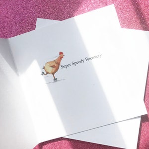 Get Well Card, Speedy Recovery Card, Animal Get Well Card, Funny Get ...