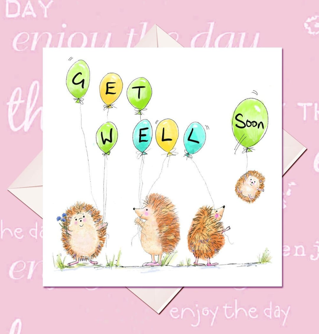 Get Well Card, Speedy Recovery Card, Animal Get Well Card, Funny Get ...