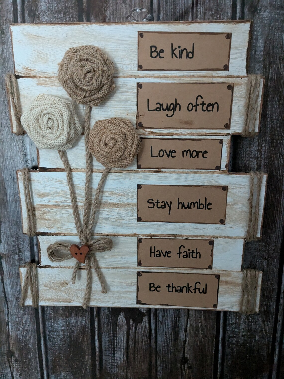 Be Kind, Laugh Often, Love More... Wall Sign - Etsy