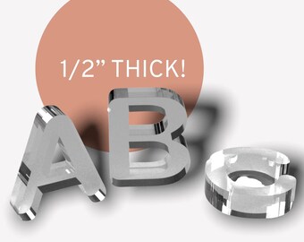 Customize 1/2 Thick White PVC Letters Light Weight and - Etsy