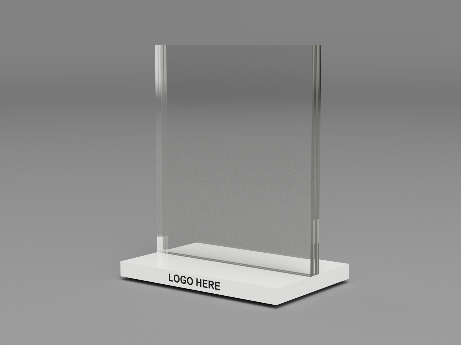 Branded Clear Acrylic Product Display Stand With Insert Holder Ideal ...