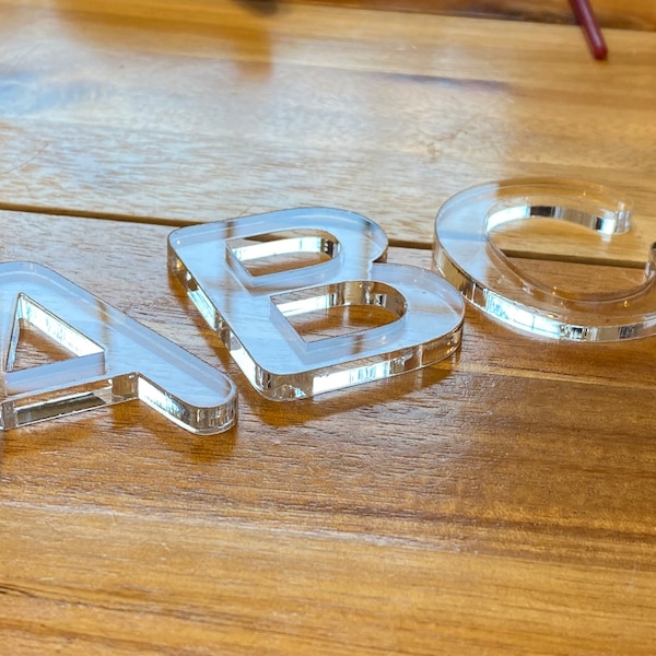 Acrylic Letters - Etsy