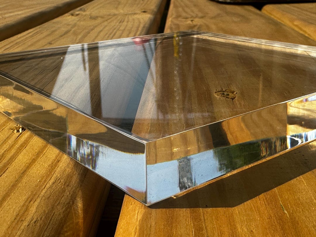 Clear Acrylic Square Sheet: 3/4" Thick - Any Size - Etsy