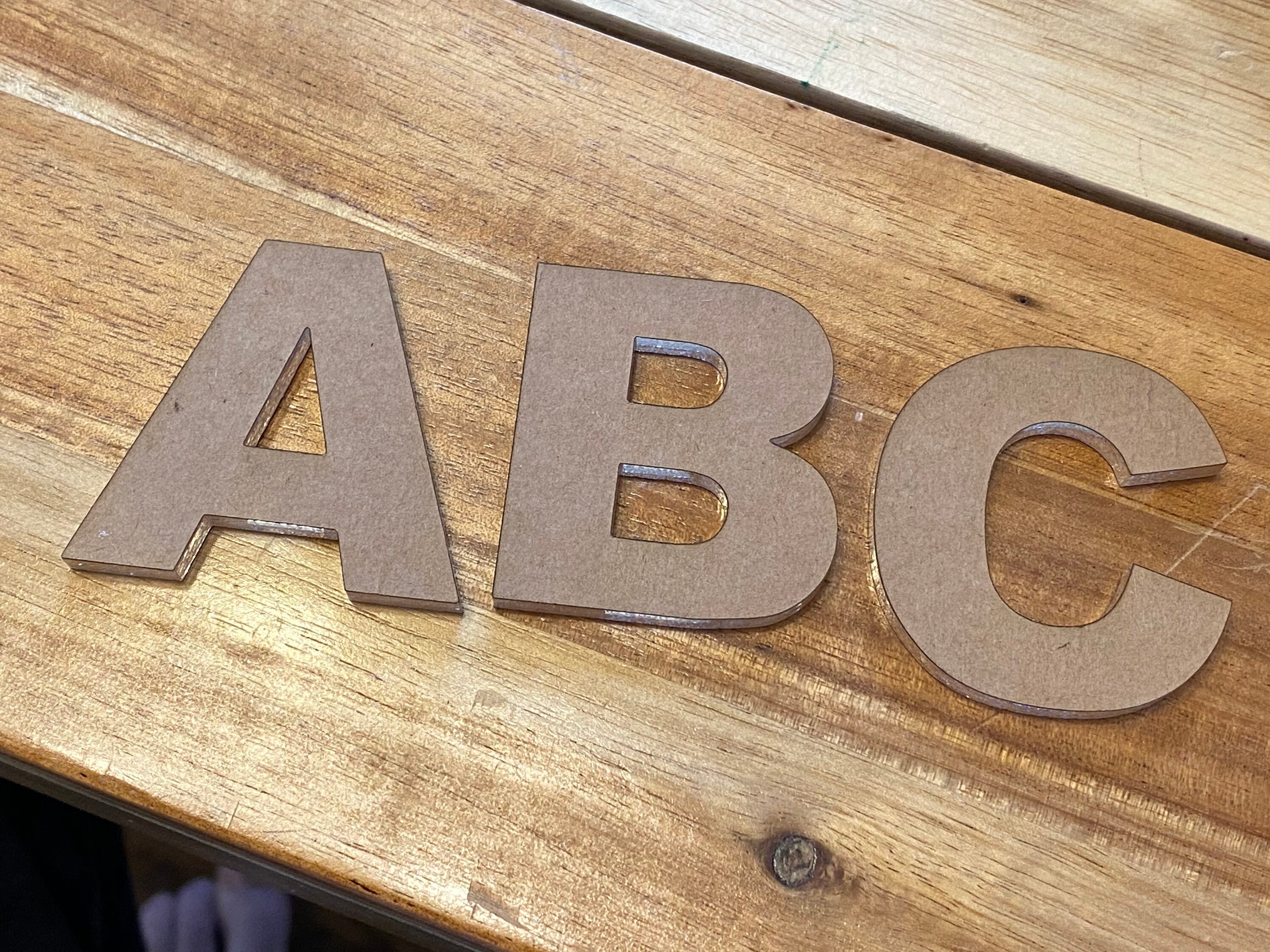 Acrylic Letters: Arial Black Font, Custom Crafts & Decor - Etsy