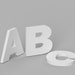 Customize 1/2 Thick White PVC Letters Light Weight and - Etsy