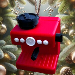 3D Espresso Machine Christmas Ornament Inspired by the Breville Barista ...