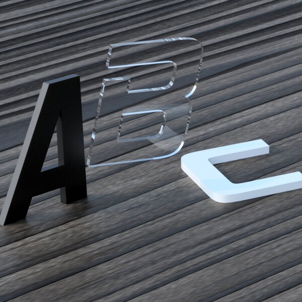 Acrylic Letters - Etsy