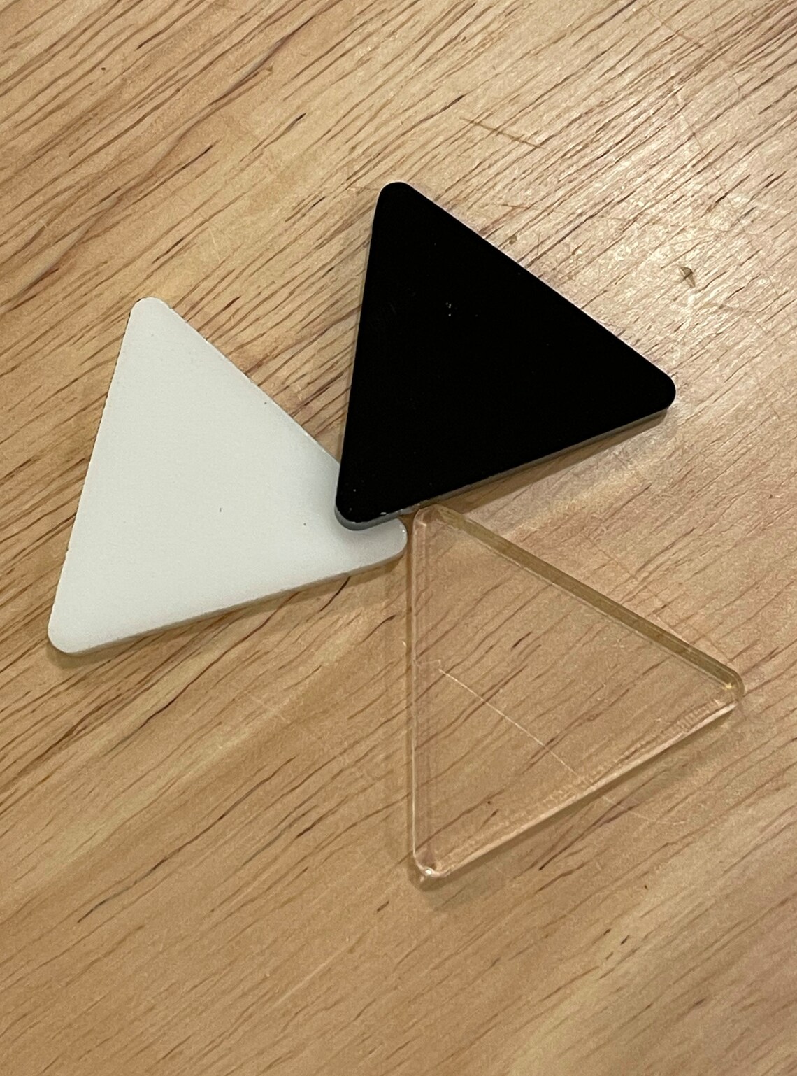 Acrylic Triangles - 2" Tall (other Sizes Available Upon Request ...