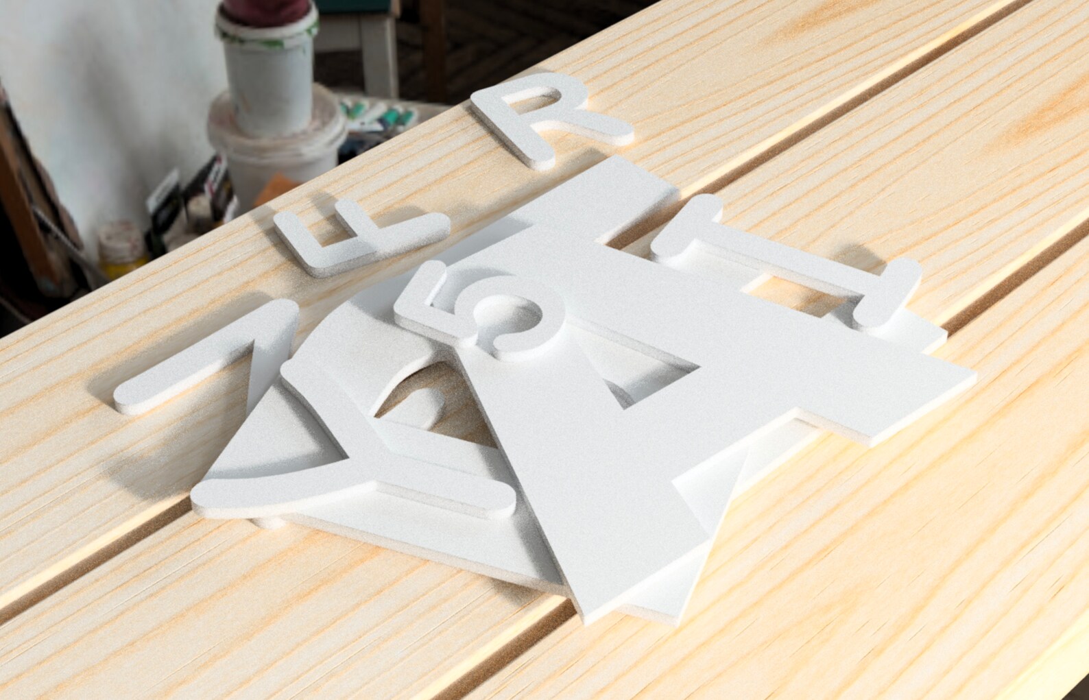 Customizable 1/4 Thick White PVC Letters Light - Etsy
