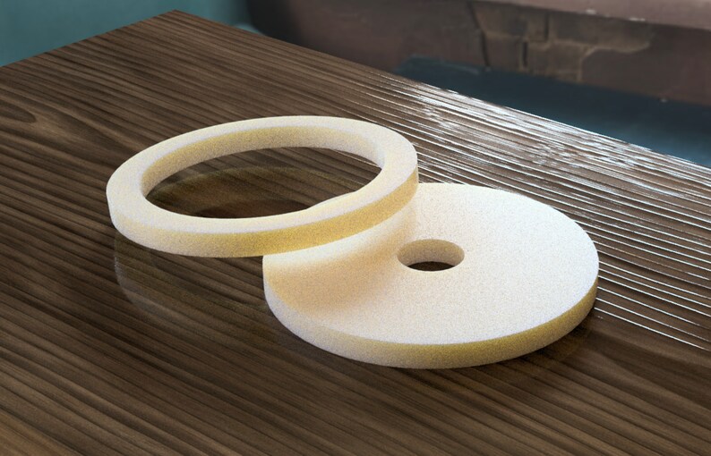 White Acrylic Custom Sized 1/2 Thick Acrylic Donut / - Etsy