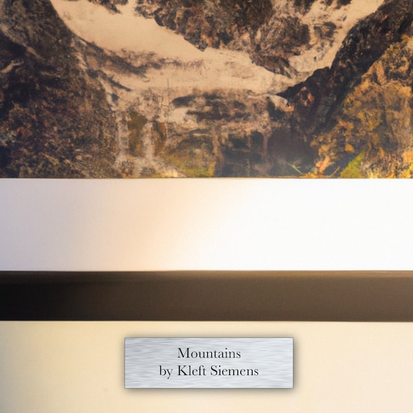 Art Gallery Plaque - Etsy