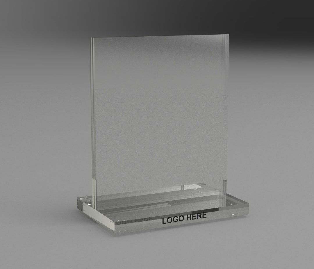 Branded Clear Acrylic Product Display Stand With Insert Holder - Ideal ...