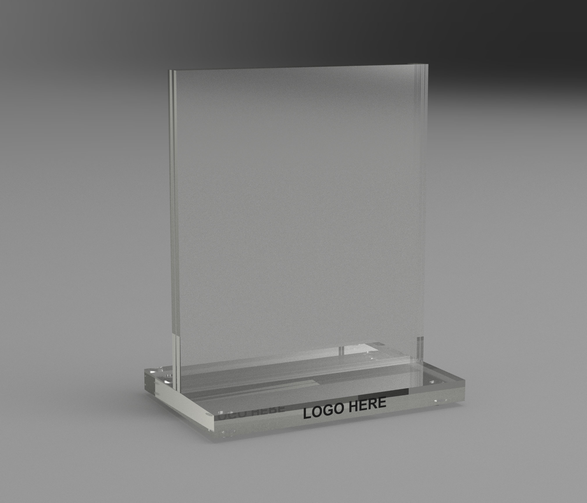 Branded Clear Acrylic Product Display Stand With Insert Holder Ideal ...