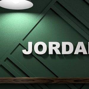 Customize - 1/2” Thick! White PVC Letters - Light Weight and Affordable ...