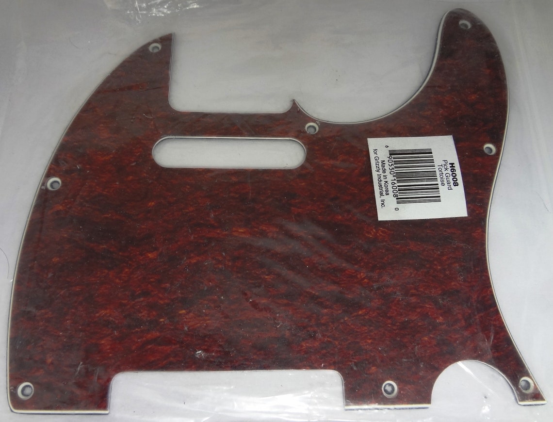 Tortoise Shell Telecaster Pickguard 8-hole Modern - Etsy