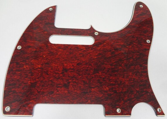 Tortoise Shell Telecaster Pickguard 8-hole Modern - Etsy