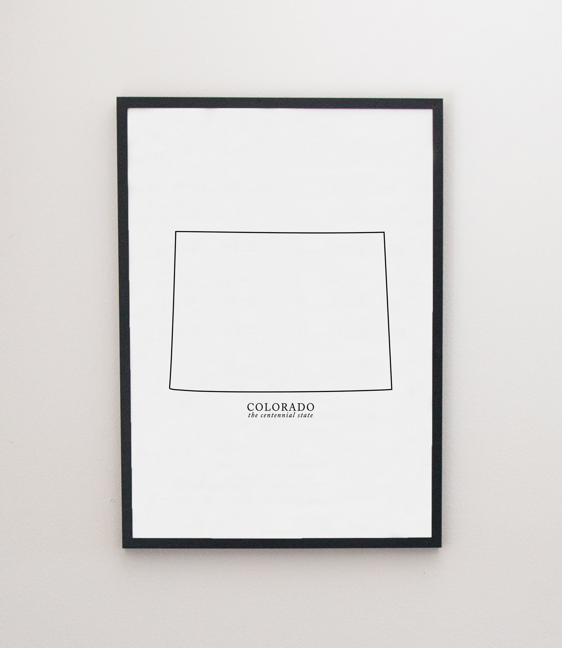 Colorado gift // Colorado art Colorado state print colorado | Etsy