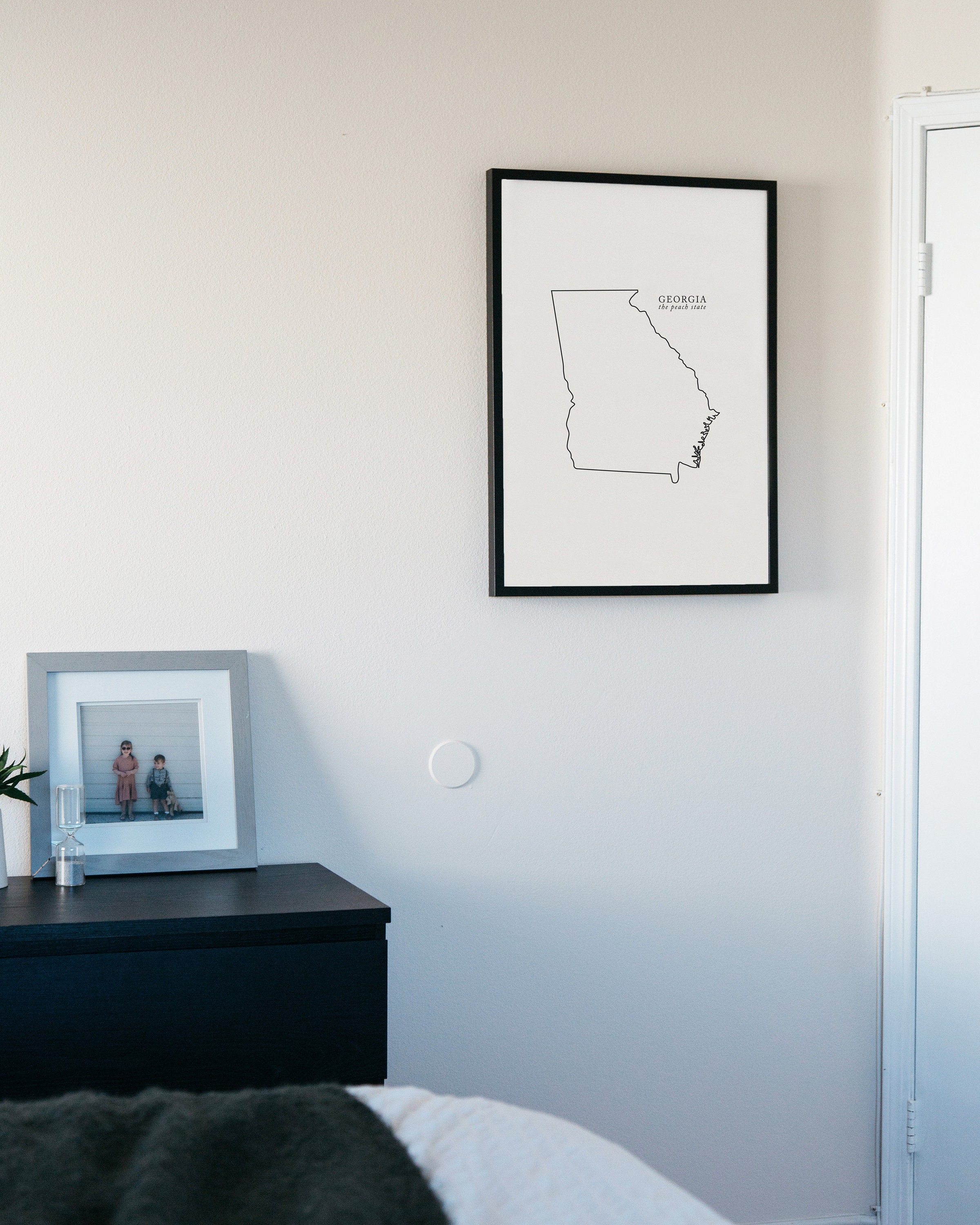 Georgia Art // Georgia Print Georgia Map Georgia Wall Art - Etsy