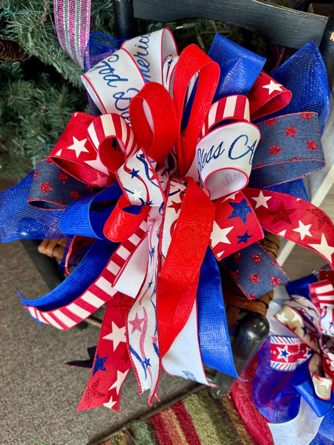 Mailbox Bows (wreath Bows) - Etsy