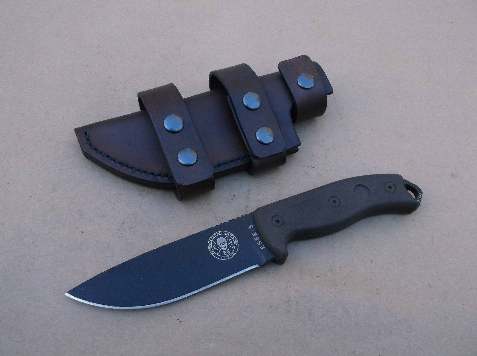 ESEE 5 or Becker BK2 Leather Sheath sheath Only Plain No - Etsy