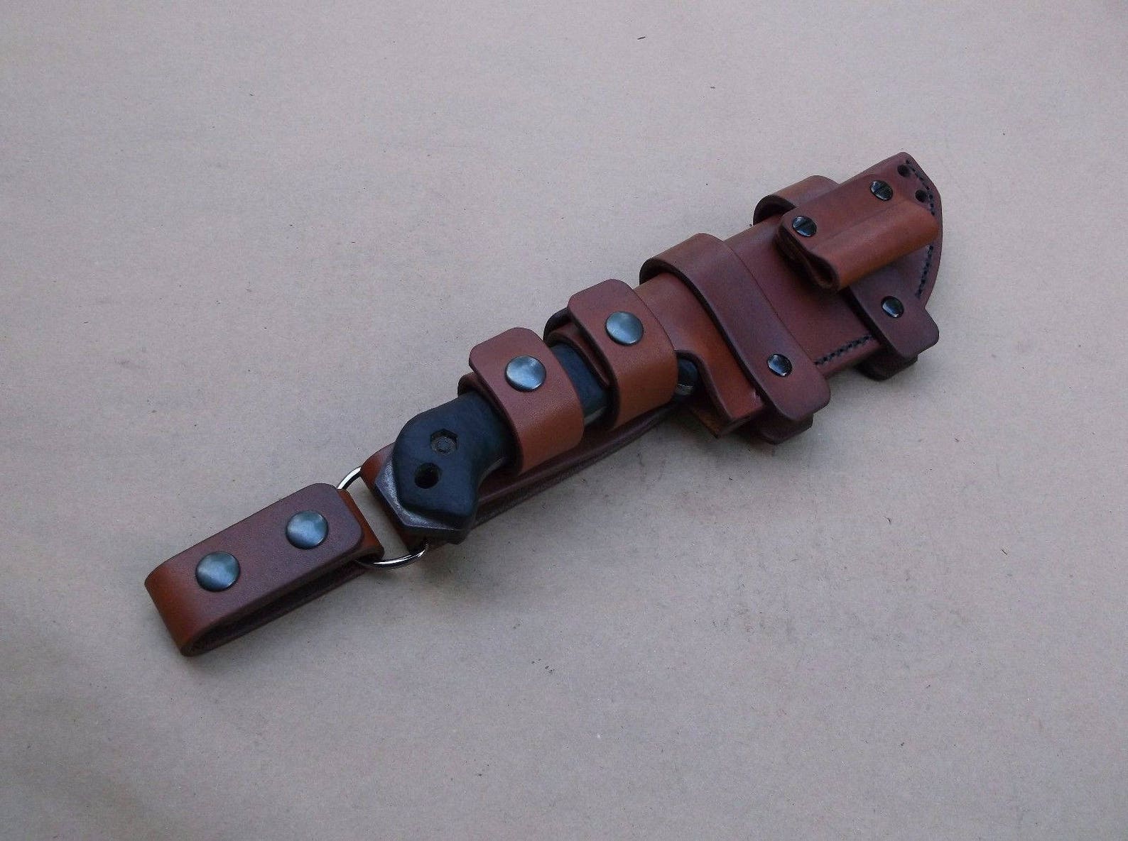 Ka-bar Becker BK2 Leather Sheath (sheath Only) 4 Week Wait. Knife Not ...