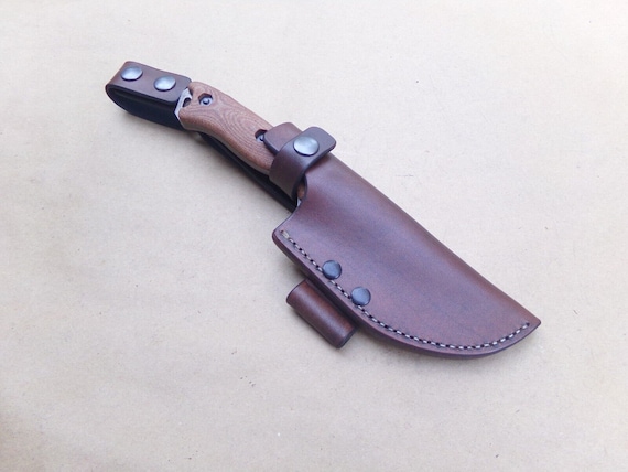 Ka Bar Becker BK18 Harpoon Dangler Side Carry Handmade Leather - Etsy