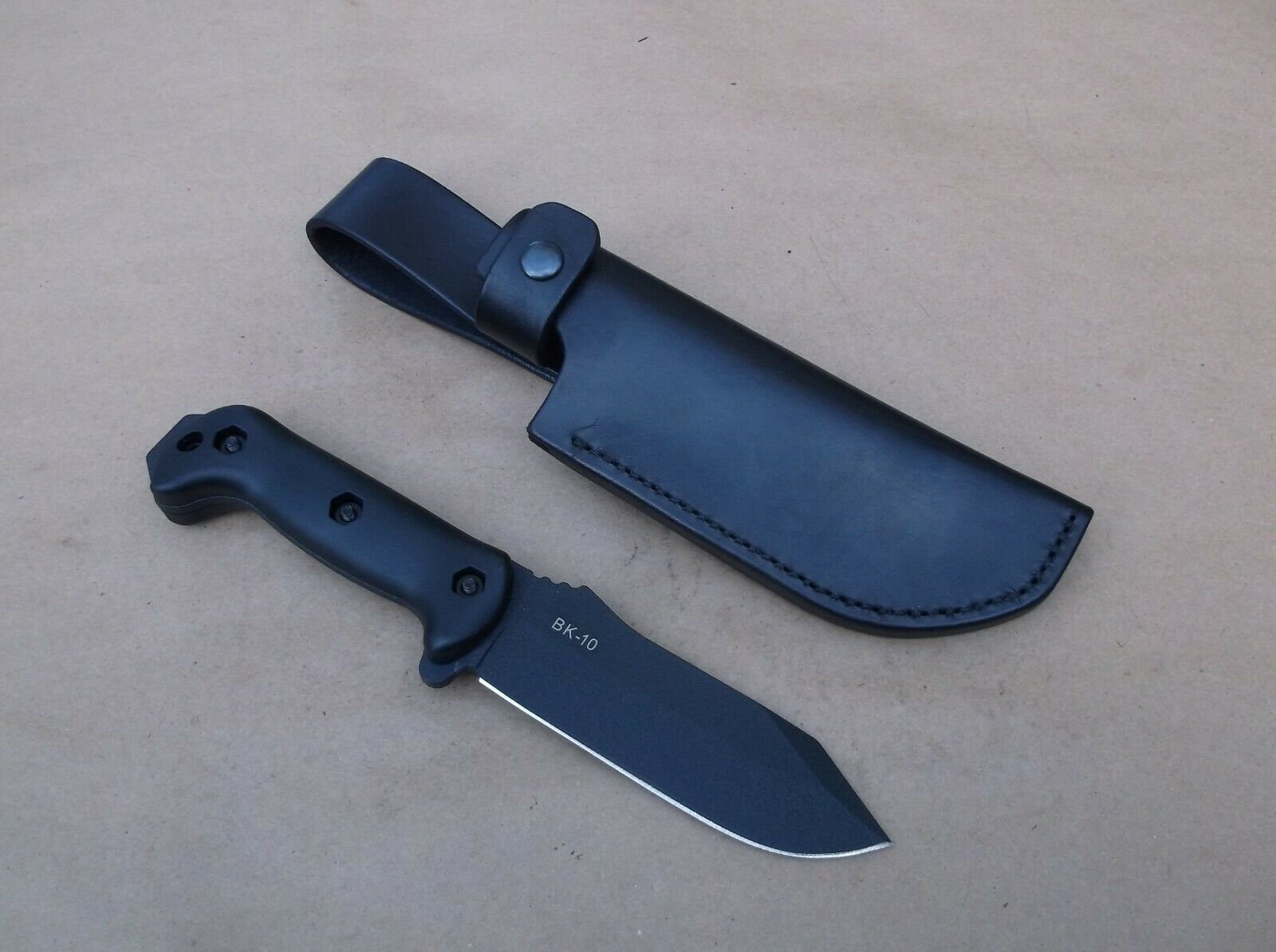 Ka-bar Becker BK-10 Crewman Handmade Leather Sheath Side Carry | Etsy