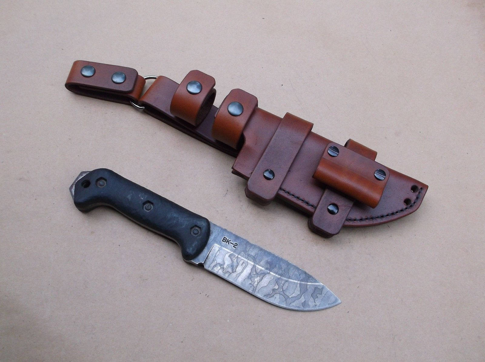 Ka-bar Becker BK2 Leather Sheath (sheath Only) 4 Week Wait. Knife Not ...