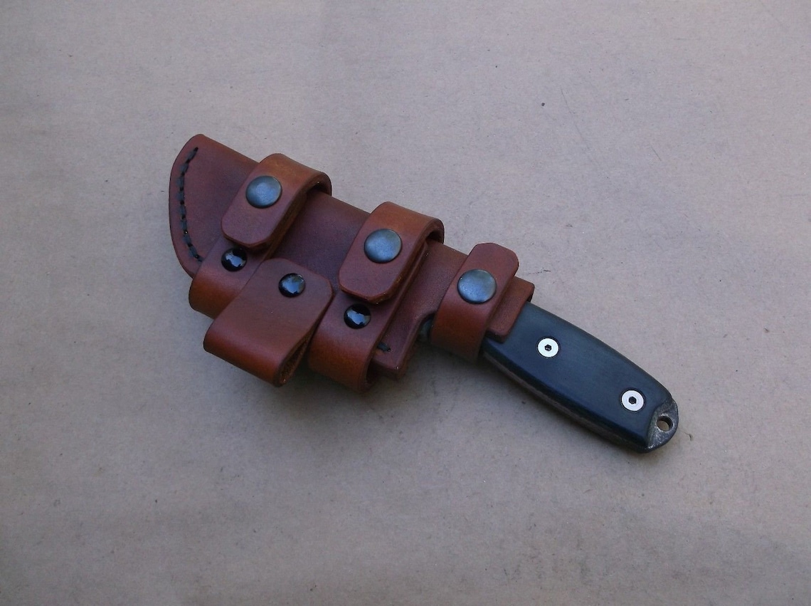 Esee 4 or Becker Bk16 HANDMADE Scout Carry Leather Sheath With ...