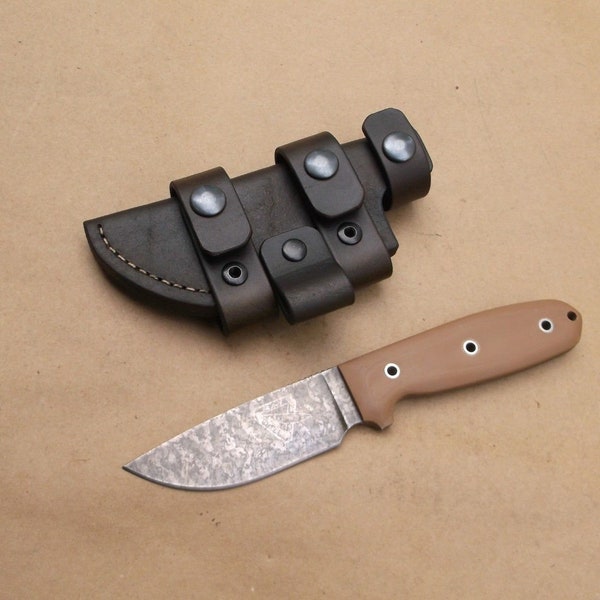 Esee 3 Leather Sheath Scout Carry - Etsy
