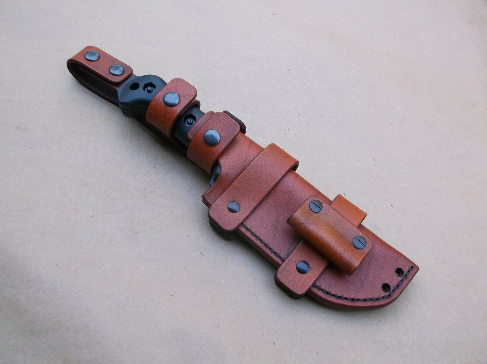 Ka-bar Becker BK-10 Crewman Handmade Dual Carry Leather Sheath | Etsy