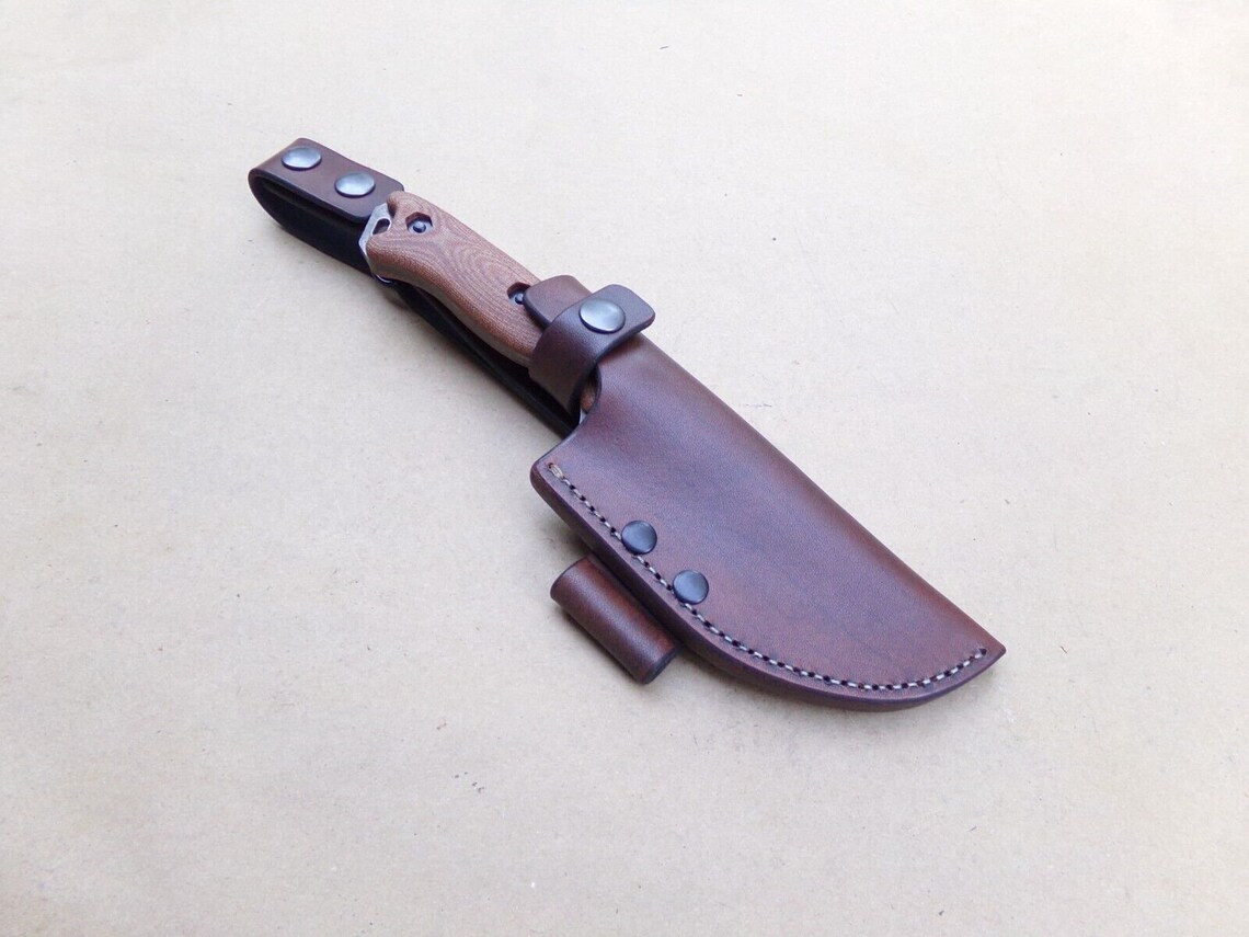 Ka Bar Becker BK18 Harpoon Dangler Side Carry Handmade Leather - Etsy