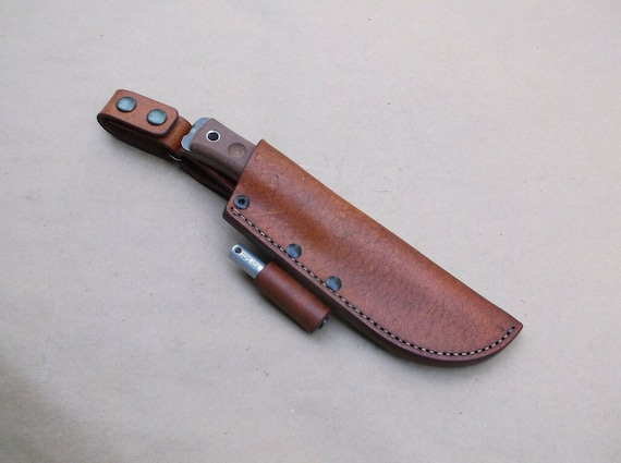 Tops BOB 10 Model Side Carry HANDMADE Leather Sheath - Etsy