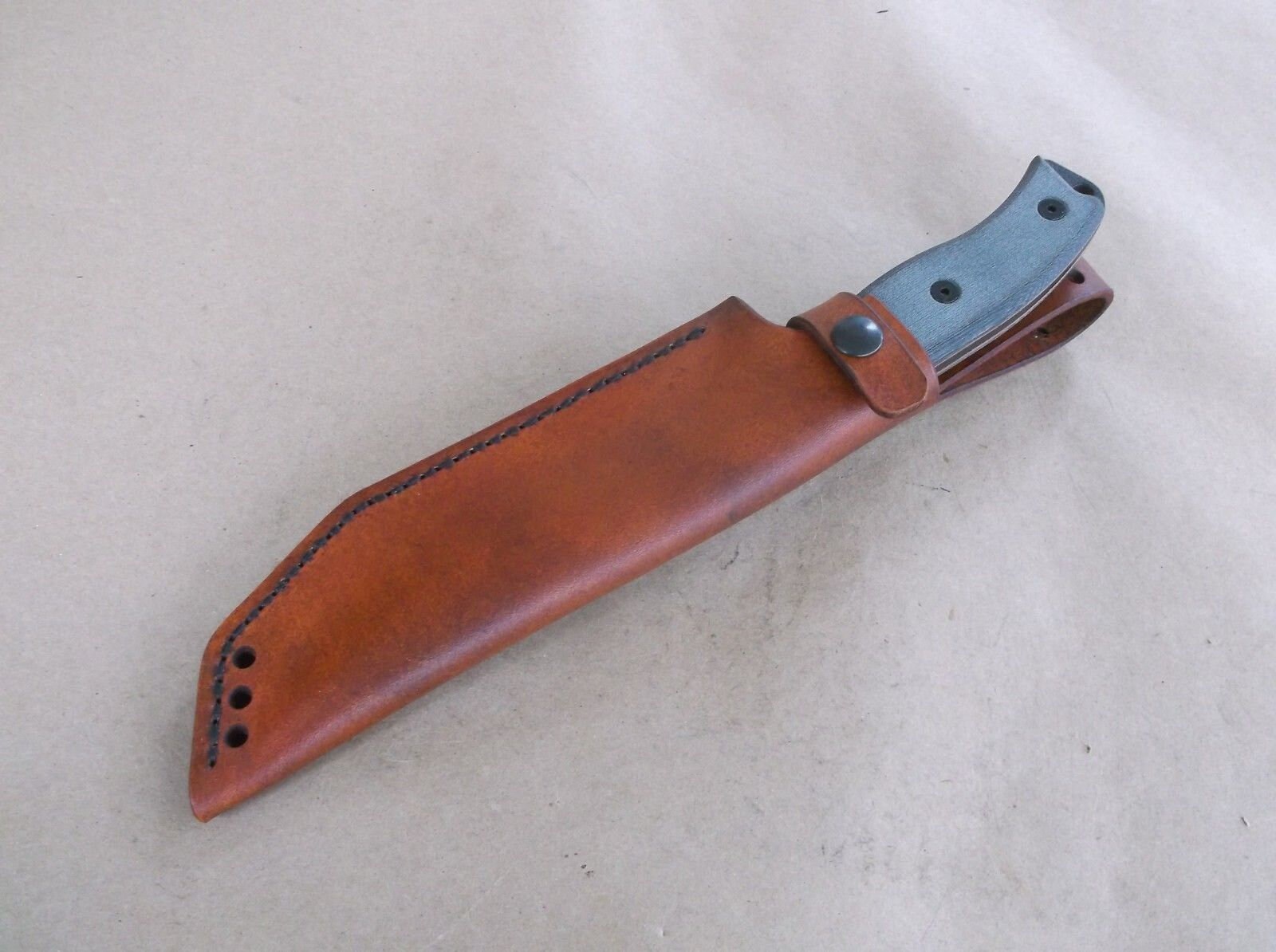 ESEE 6 Leather Sheath Side Carry Sheath, Lashing Holes - Etsy