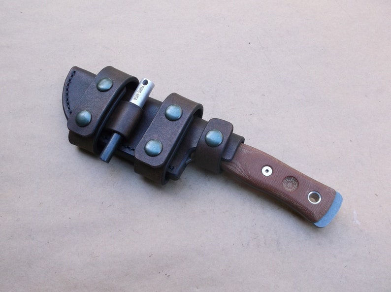 Tops BOB Fieldcraft Handmade Leather Scout sheath Only 6 - Etsy