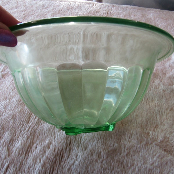 Uranium Glass Bowl - Etsy