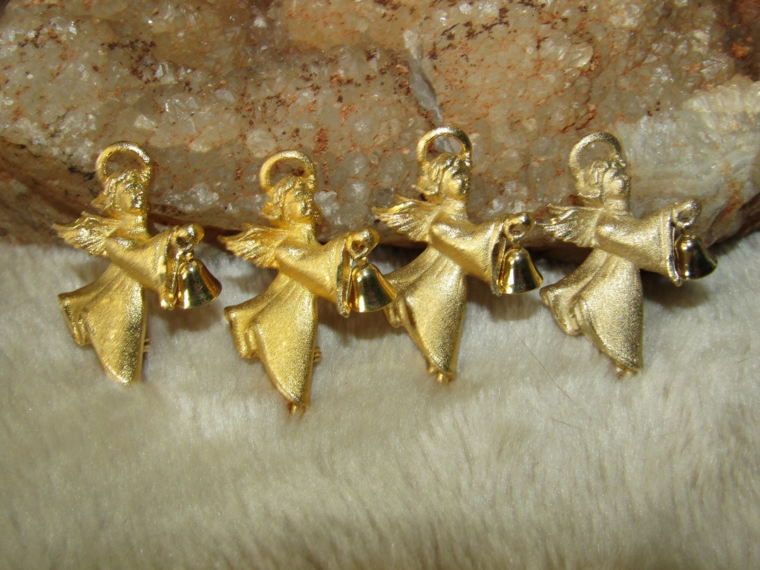 3 Robyn Rush and One Unsigned Angel With Bell Pins - Etsy