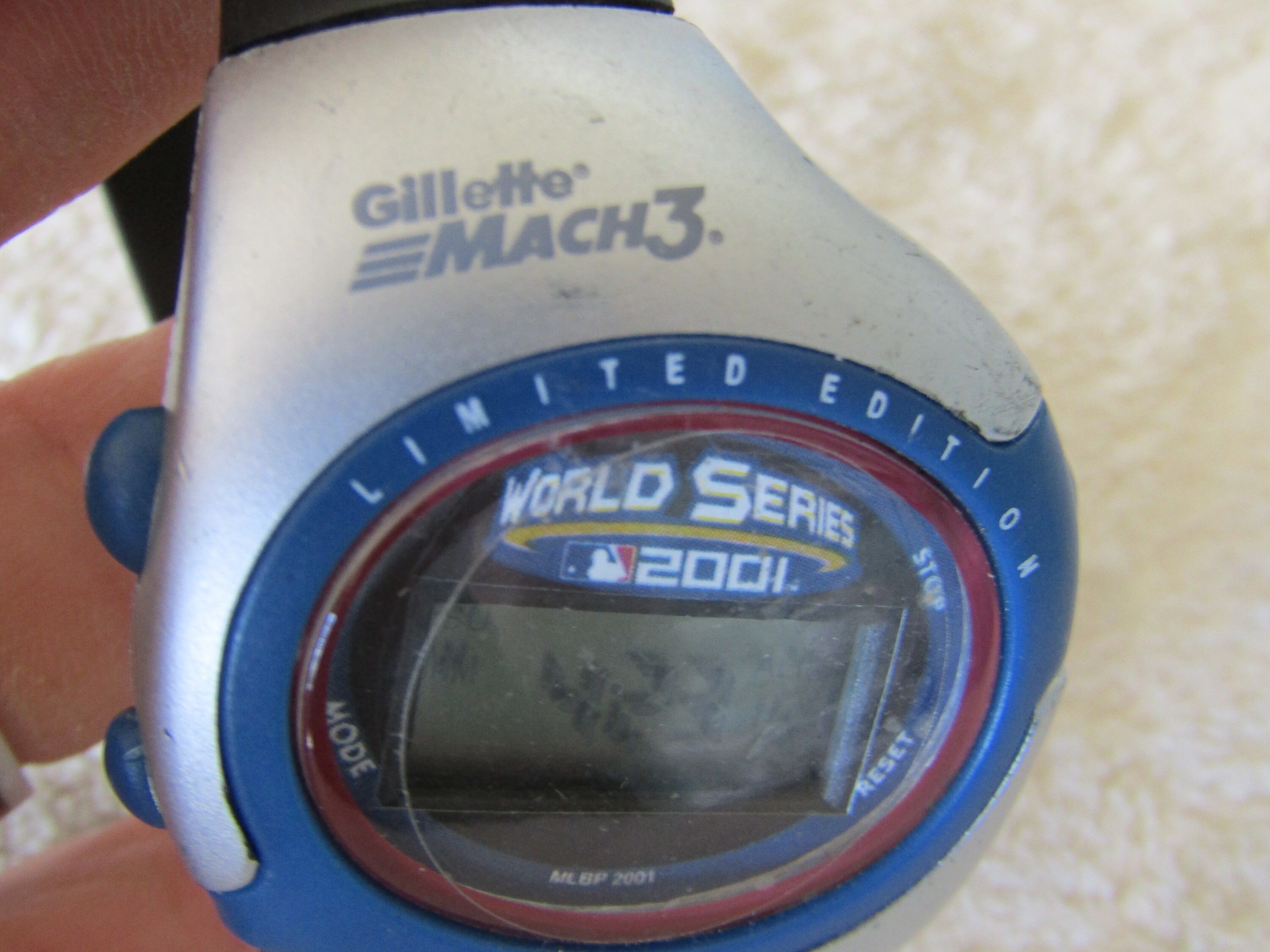 2001 Gillette Mach II World Series Digital Watch - Etsy