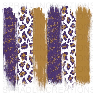 Purple and Gold Leopard Background for Sublimation - Etsy